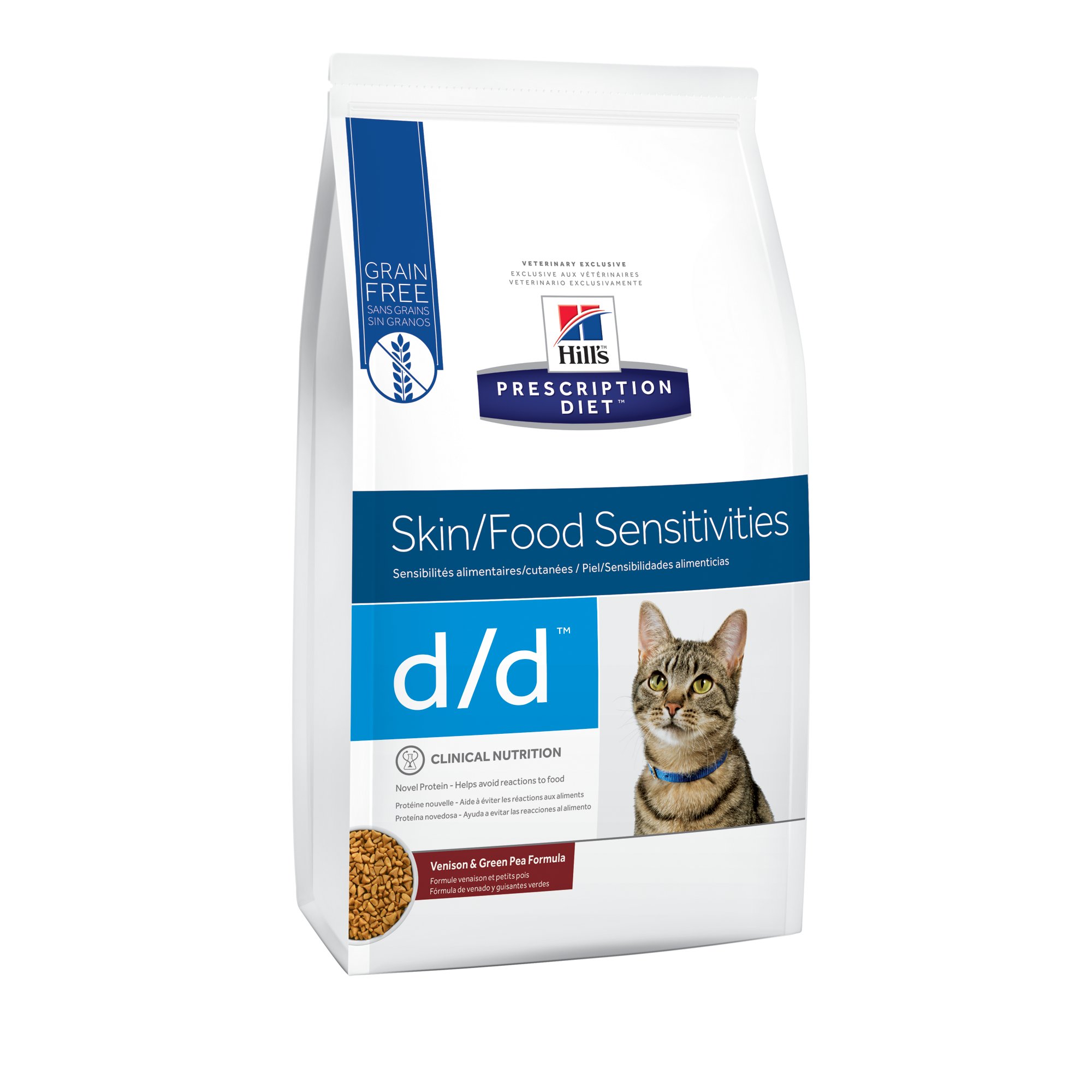 Hills Prescription Diet Dd Skinfood Sensitivities Venison And Green Pea Formula Dry Cat Food 3